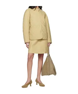 TOTEME Quilted Crewneck Jacket - Desert