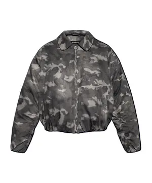 MISBHV Camouflage Pattern Down Jacket - Black