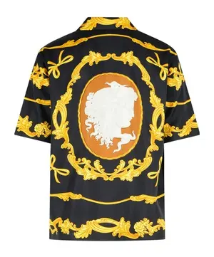 Versace Medusa-printed Short-sleeved Shirt