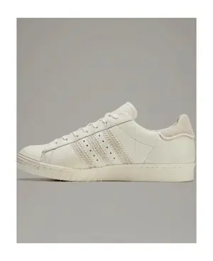 Y3 Superstar Lace-up Low Top Sneakers - White
