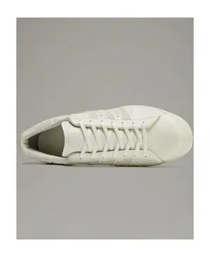 Y3 Superstar Lace-up Low Top Sneakers - White