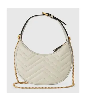 Gucci Gg Marmont Half-moon Mini Bag