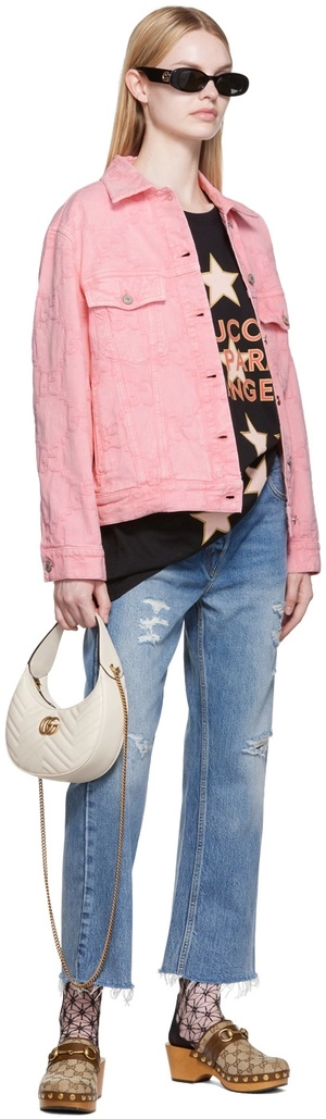 Gucci Gg Marmont Half-moon Mini Bag