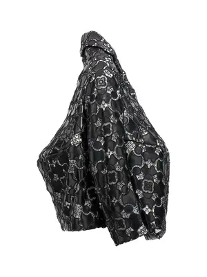 Comme Des Garçons Lace Detailed Jacket