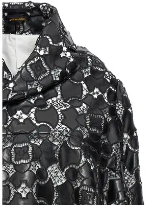 Comme Des Garçons Lace Detailed Jacket