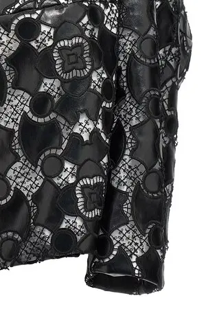 Comme Des Garçons Lace Detailed Jacket