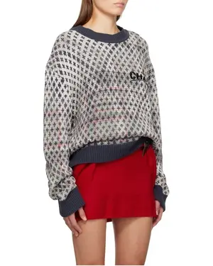 VIVIENNE WESTWOOD Long Sleeve Crew Neck Sweater