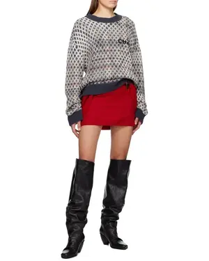 VIVIENNE WESTWOOD Long Sleeve Crew Neck Sweater