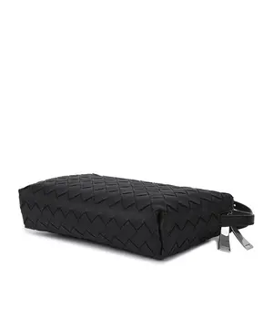 Bottega Veneta Woven Shoulder Bag - Black