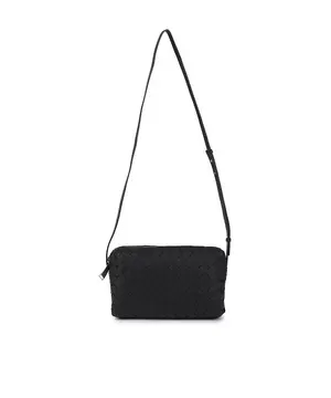 Bottega Veneta Woven Shoulder Bag - Black
