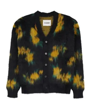 JIL SANDER V-neck Buttoned Cardigan