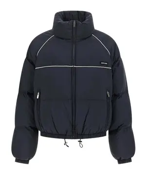 Miu Miu Technical Pongé Down Jacket