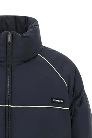 Miu Miu Technical Pongé Down Jacket