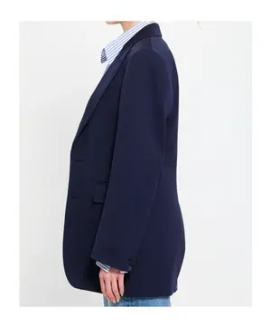 Celine Lapel Long-sleeved Blazer