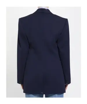 Celine Lapel Long-sleeved Blazer