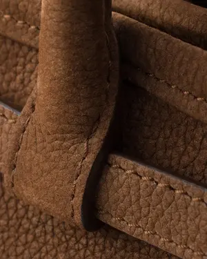Prada Bonnie Buckled Shoulder Bag - Cocoa Brown