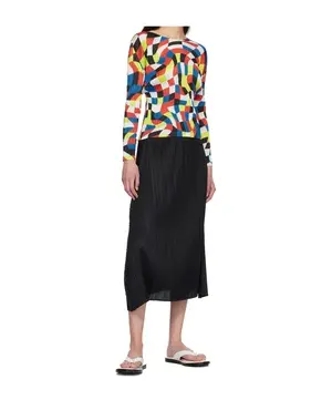 PLEATS PLEASE BY ISSEY MIYAKE Long Sleeve Knit Top