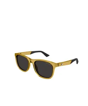Montblanc Eyewear Square Frame Sunglasses - Black