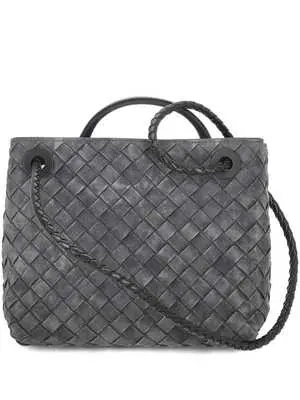 Bottega Veneta Andiamo Small Top Handle Bag - Grey