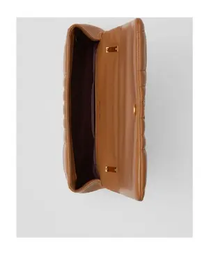 Burberry Lola Small Shoulder Bag With Tb Plaque - Brown