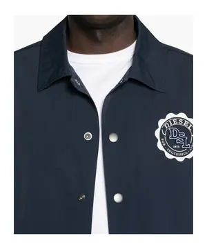 DIESEL® J-jump Jacket With Classic Collar And Button Closure