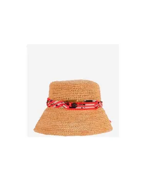 MAISON MICHEL Axel Woven Bucket Hat