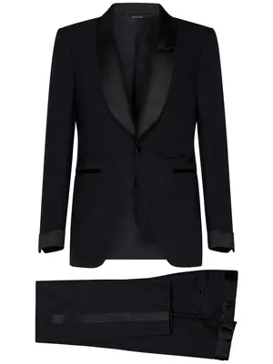 TOM FORD Single-breasted Tailored Suit - Black