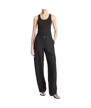 Vince Pleated Trousers - Black