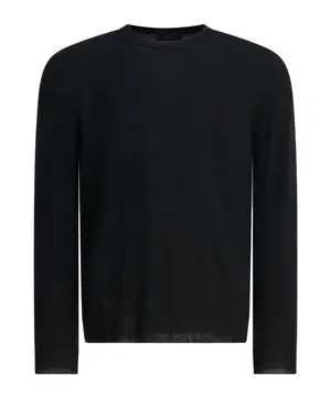 ZANONE Crew Neck Knitwear - Black