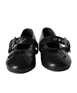 Miu Miu Buckled Ballerinas