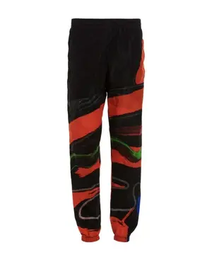 Moschino Pattern Sweatpants - Black