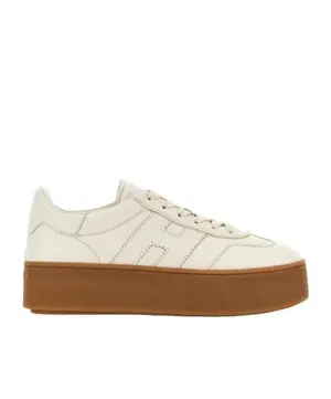 Hogan Cool H Patch Sneakers - Ivory