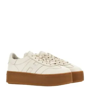 Hogan Cool H Patch Sneakers - Ivory