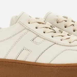 Hogan Cool H Patch Sneakers - Ivory