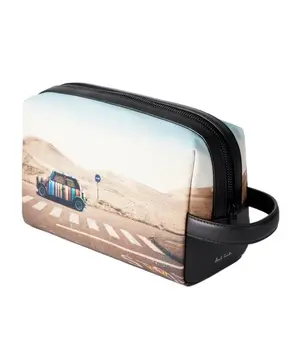 Paul Smith Desert Car Print Toiletry Bag