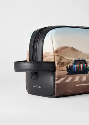 Paul Smith Desert Car Print Toiletry Bag