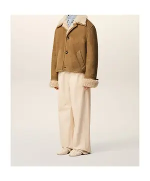 AMI Paris Shearling Lined Jacket