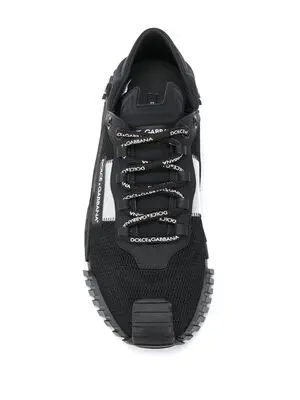 Dolce & Gabbana Ns1 Patchwork Slip-on Sneakers - Black