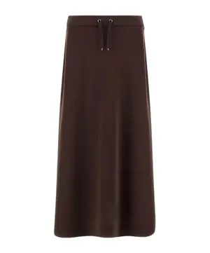 Herno Drawstring Flared Skirt