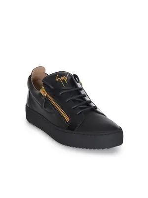 GIUSEPPE ZANOTTI Zip-detailed Low-top Sneakers