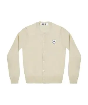 Play Comme Des Garcon Logo Cardigan - No