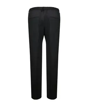 Tagliatore Drawstring Waist Pants - Black
