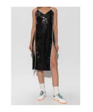Palm Angels Sequin Double Slit Dress