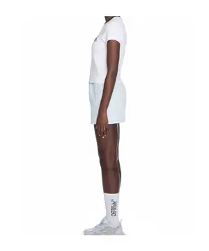 Off-White Logo-print Denim Shorts