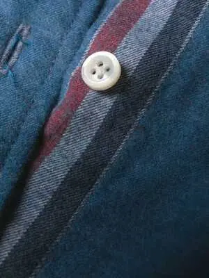 Thom Browne Collared Button-up Shirt Dress - Deep Blue