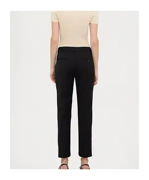 Max Mara Tailored Trousers With Belt Loops - Black