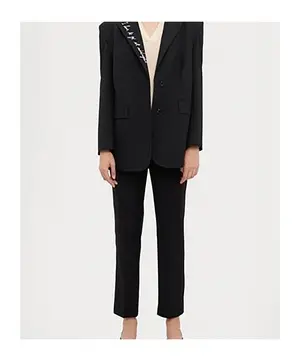 Max Mara Tailored Trousers With Belt Loops - Black