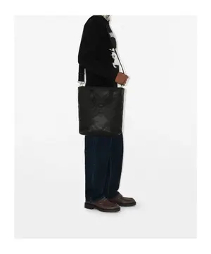 Burberry Embossed Check Tote