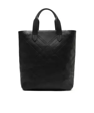Burberry Embossed Check Tote