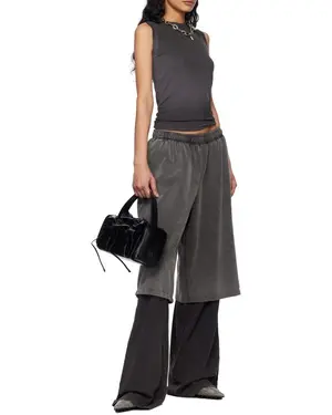Acne Studios Top Handle Bag With Knot Detail - Black